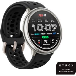 Amazfit Smartwatch "Active 2 (Round)", 33.5, One Size, schwarz, Smartwatches, Hyrox Race Mode