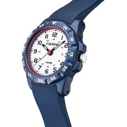 Calypso Watches Kinder Quarzuhr "Junior Collection", blau, Armbanduhren, Armbanduhr, Kinderuhr, bis 10 bar wasserdicht, ideal als Geschenk