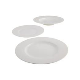 Geschirr-Set "Starter Set Basic White 12er Set weiß", weiß, VIVO VILLEROY & BOCH GROUP, Geschirr-Sets