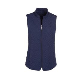 GOLDNER Damen Kurzweste "Leicht wattierte Steppweste", blau, Gr. 38, Obermaterial: 100% Polyester PES., Westen