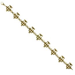 OSTSEE-SCHMUCK Damen Armband "- Hiddensee - Silber 925/000, vergoldet - ohne Stein", Silber 925 (Sterlingsilber), gelb, Silber 925 (Sterlingsilber),