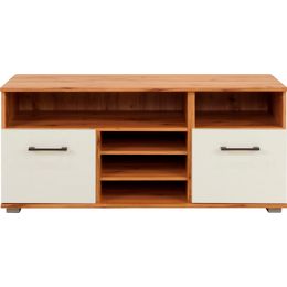 Kombikommode Priess, B:123cm H:55cm T:38cm, braun, Holzwerkstoff, Schlafzimmer, Sideboards, "Lissabon"