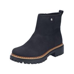 Rieker Damen Stiefelette "Rieker Stiefelette Lederimitat", Gr. 38, schwarz, Lederimitat, Schuhe