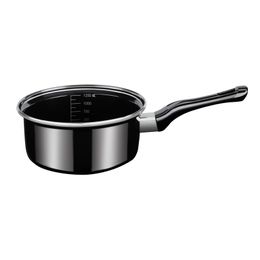 GSW Kasserolle "Profi-Black-Star", 1,5 l + &Oslash; 16cm + H&ouml;he 8cm, schwarz, T&ouml;pfe, Induktion
