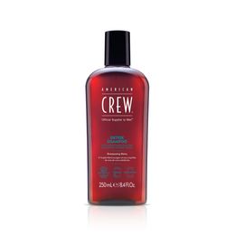 American Crew Herren Haarshampoo "Detox Shampoo 250 ml", 250ml, rot, Haarpflegemittel, Für Herren aller Haartypen, vegan mit sanftem Kopfhautpeeling.