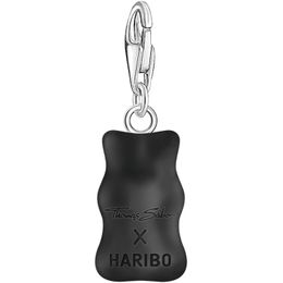 Thomas Sabo Damen Charm-Einh&auml;nger "Thomas Sabo x HARIBO Schmuck: Charm", silber, Silber 925 (recycelt), Charms, mit Kristallglas