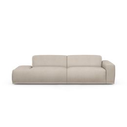 Big-Sofa Trendmanufaktur, B:277cm H:72cm T:107cm, grau, 100% Polyester, Sofas, "Braga, mit hochwertigem Kaltschaum, Megasofa, in Cord erh&auml;ltlich",