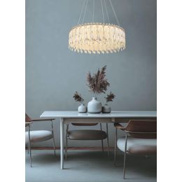 Globo LIGHTING H&auml;ngeleuchte "KLUNKA", &Oslash; 79,5cm H: 120cm, 1 Stk., transparent, Wohnzimmer, Leuchten, H&auml;ngelampe Esszimmer-Leuchte Esstischleuchte