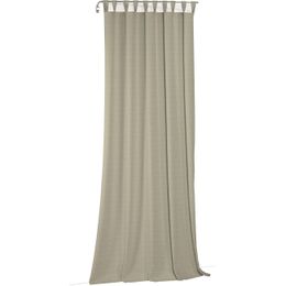 Vorhang WIRTH, B:132cm H:295cm, gr&uuml;n, Baumwolle, Polyester, Wohnzimmer, Gardinen, "Torbole", nach Ma&szlig;