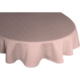 Tischdecke WIRTH, B:130cm L:190cm, rot, Baumwolle, Polyester, Tischdecken, "TORBOLE", oval