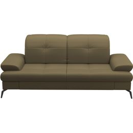 Sit & More 2,5-Sitzer SIT & MORE, B:202cm H:90cm T:122cm, braun, Sofas, "Amica, inkl. Sitztiefenverstellung und Armteilverstellung", wahlweise mit