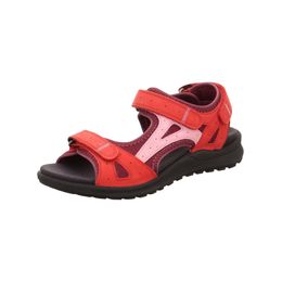 Legero Damen Sandale "Legero Sandalen Nubukleder", Gr. 36, rot, Nubukleder, Schuhe