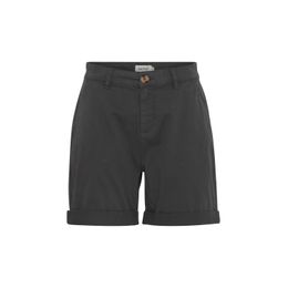 oxmo Damen Shorts "Shorts OXCharline", schwarz, Gr. 38, Obermaterial: 98% Baumwolle CO. 2% Elasthan EL., Hosen