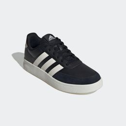 Herren Sneaker "BREAKNET 2.0", adidas Sportswear, Gr. 41, schwarz, Leder, Synthetik, Schuhe