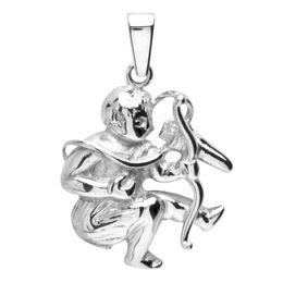 OSTSEE-SCHMUCK Damen Kettenanh&auml;nger "- Tierkreiszeichen Sch&uuml;tze - Silber 925/000 -", Silber 925 (Sterlingsilber), silber, Silber 925