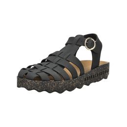 Asportuguesas Damen Riemchensandale "Asportuguesas Sandalen Lederimitat", Gr. 40schwarz, Lederimitat, Schuhe
