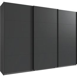 Kleiderschrank wimex, B:270cm H:208cm T:65cm, schwarz, Holzwerkstoff, Kinderzimmer, Schränke, "Mugano, Made in Germany, Lieferung bis in Deine Etage