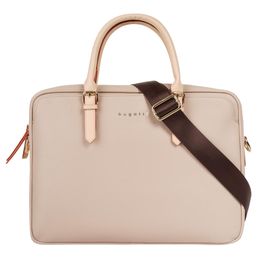 Bugatti Damen Aktentasche "ELLA", beige, Kunstfaser, unifarben, Taschen