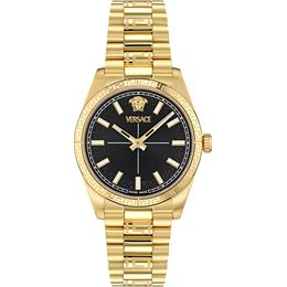 Versace Damen Quarzuhr "MILLENYIUM LADY", gold, Armbanduhren, Armbanduhr, Damenuhr, Swiss Made, Edelstahlarmband, analog