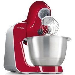 Bosch K&uuml;chenmaschine "Serie 4 MUM56740, Durchlaufschnitzler/Mixer/Fleischw./Zitr.presse, rot", B:28cm H:28,2cm T:27,1cm, rot, K&uuml;chenmaschinen,
