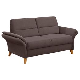 2-Sitzer Home Affaire, B:166cm H:90cm T:89cm, braun, 98% Polyester 2% Polyamid, Sofas, "Westerland", Federkern-Polsterung. wahlweise mit
