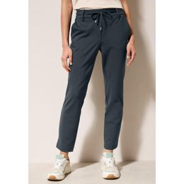 Cecil Damen Jogger Pants, grün, Gr. XXL, unifarben, Stoff, 67% Viskose, 28% Nylon, 5% Elasthan, Hosen, Middle Waist