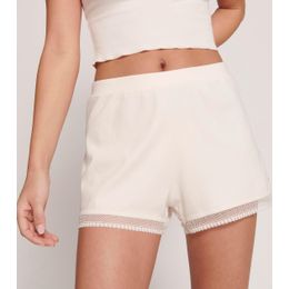 Sloggi Damen Relaxshorts "GO Ribbed", Gr. XL, braun, Feinripp, Obermaterial: 95% Baumwolle, 5% Elasthan, unifarben, Hosen, weich, Rippware,