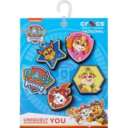Crocs Kinder Schuhanstecker "Jibbitz Paw Patrol", bunt, PVC, Schuhzubehör, mit verschiedenen Motiven