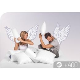Baumwollkissen Schlafstil, B:35cm L:40cm, wei&szlig;, Bezug: 100% Baumwolle. Meshfutter: 100% Polyester, Kopfkissen, "F400", hergestellt in Deutschland,