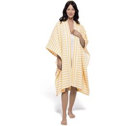 Möve Badeponcho MÖVE, L:100cm, orange, Obermaterial: 100% Baumwolle, Hausmäntel