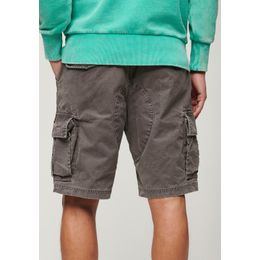 Superdry Herren Cargoshorts "SD-HEAVY CARGO SHORT", grau, Gr. 36, unifarben, Web, Obermaterial: 100% Baumwolle, Hosen