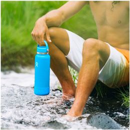 Hydro Flask Etui "Medium Flex Boot -Trillium", blau, H&uuml;llen, Flaschenh&uuml;lle, Kompatibel mit 32- und 40-Unzen-Flaschen
