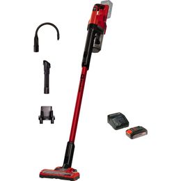 Einhell Akku-Hand-und Stielstaubsauger "TE-SV 18 Li", B:27,5cm H:118,5cm T:18,5cm, rot, Akkusauger, Power X-Change, Inkl. 18 V 2,5 Ah Akku und