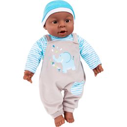 BAYER Baby Babypuppe "Interactive Baby Boy, 40 cm", blau, Puppen