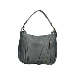 Rieker Damen Handtasche, grün, Lederimitat, unifarben, Taschen, Schultertasche, Damen Umhängetasche mit abnehmbarem Umhängeriemen