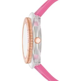 Skechers Damen Quarzuhr "PALMERA", pink, Armbanduhren, Armbanduhr, Damenuhr, Silikonarmband, analog, Glassteine