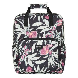 Roxy Damen Tagesrucksack "Better With Sun Printed", grau, Polyester, Rucksäcke