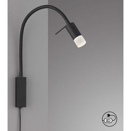 Fischer und Honsel LED Wandstrahler "Seng", 1, H: 40cm, 1 Stk., braun, FISCHER & HONSEL, Leuchten