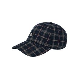 Element Herren Fitted Cap "Icon Dad Check", blau, 60% Baumwolle, 40% Baumwolle, Caps