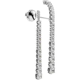 Swarovski Damen Paar Ohrstecker "Schmuck Geschenk Matrix Drop-Ohrh&auml;nger", Metall, silber, Metall, Ohrringe, mit Swarovski Zirkonia (synth.) -