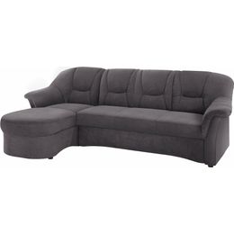 Ecksofa DOMO collection, B:232cm H:83cm T:146cm, braun, Luxus-Microfaser (92% Polyester, 8% Nylon);Microfaser PRIMABELLE (100% Polyester);Microfaser