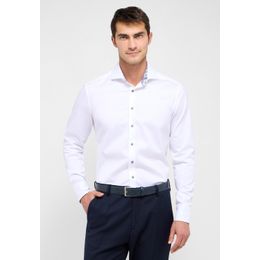 Eterna Herren Langarmhemd "SLIM FIT", weiß, Gr. 41, Twill, 100% cotton, Hemden
