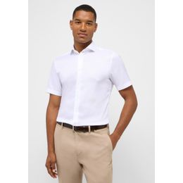 Eterna Herren Kurzarmhemd "SLIM FIT"weiß, Gr. 42, 40% cotton, 4% Elasthan, 56% Lyocell, Hemden, EASY IRON (bügelleicht)