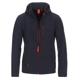 Casamoda Herren Softshelljacke "Casamoda Softshelljacke uni", blau, Gr. L, 94% Polyester, 6% Elasthan, Jacken