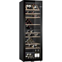 Bosch Weinkühlschrank "KWK36ABGA", B:60cm H:186cm T:61cm, schwarz, Weinkühlschränke