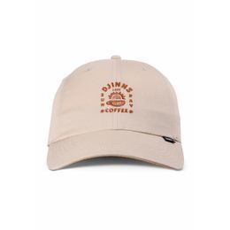 Djinns Damen Flex Cap "Djinns Dad Cap Lazy Sunday"khaki, 100% Baumwolle, Caps