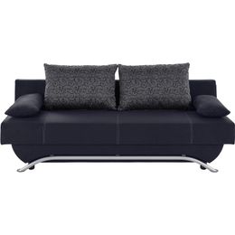 Jockenh&ouml;fer Schlafsofa, B:190cm H:81cm T:81cm, schwarz, JOCKENH&Ouml;FER GRUPPE, Luxus-Microfaser ALCATOP (100% Polyester);R&uuml;ckenkissen: 58% Polypropylen, 42%