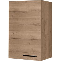 H&auml;ngeschrank Nobilia, B:45cm H:72cm T:37,2cm, braun, K&uuml;che, Schr&auml;nke, ""Structura", Ausrichtung w&auml;hlbar, vormontiert", in drei Breiten: 30, 45 und 60