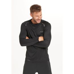 Endurance Herren Funktionsshirt "Lasse", schwarz, Gr. S, unifarben, 100% Polyester, Shirts, mit atmungsaktiver Sportausstattung