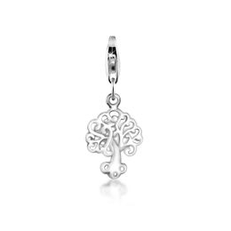 NENALINA Damen Charm-Einh&auml;nger "Anh&auml;nger Baum des Lebens Tree of Life 925 Silber", ohne Stein, silber, Silber 925 (Sterlingsilber), Charms